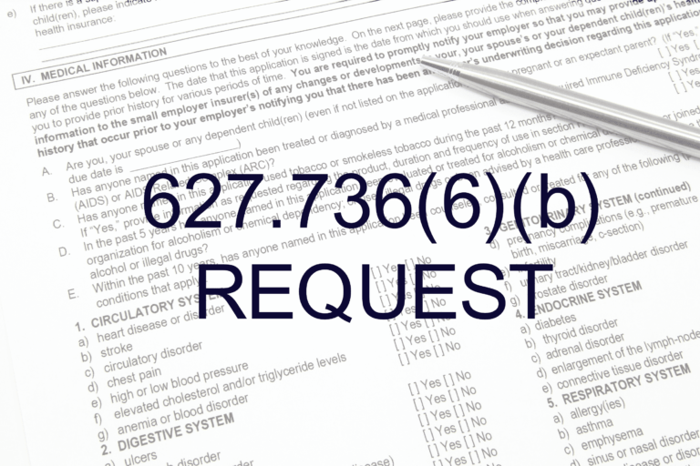 Florida Statue 627.736 - What is a fl statute 627.736 request?